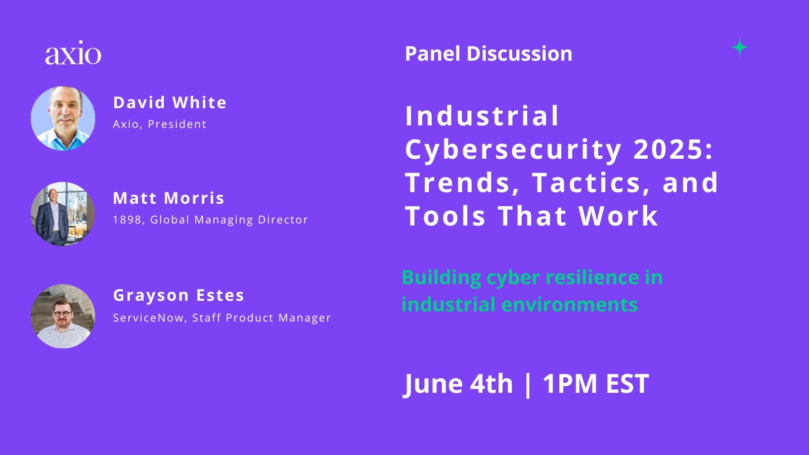 Webinar: Industrial Cybersecurity: Trends, Tactics, & Tools That Work